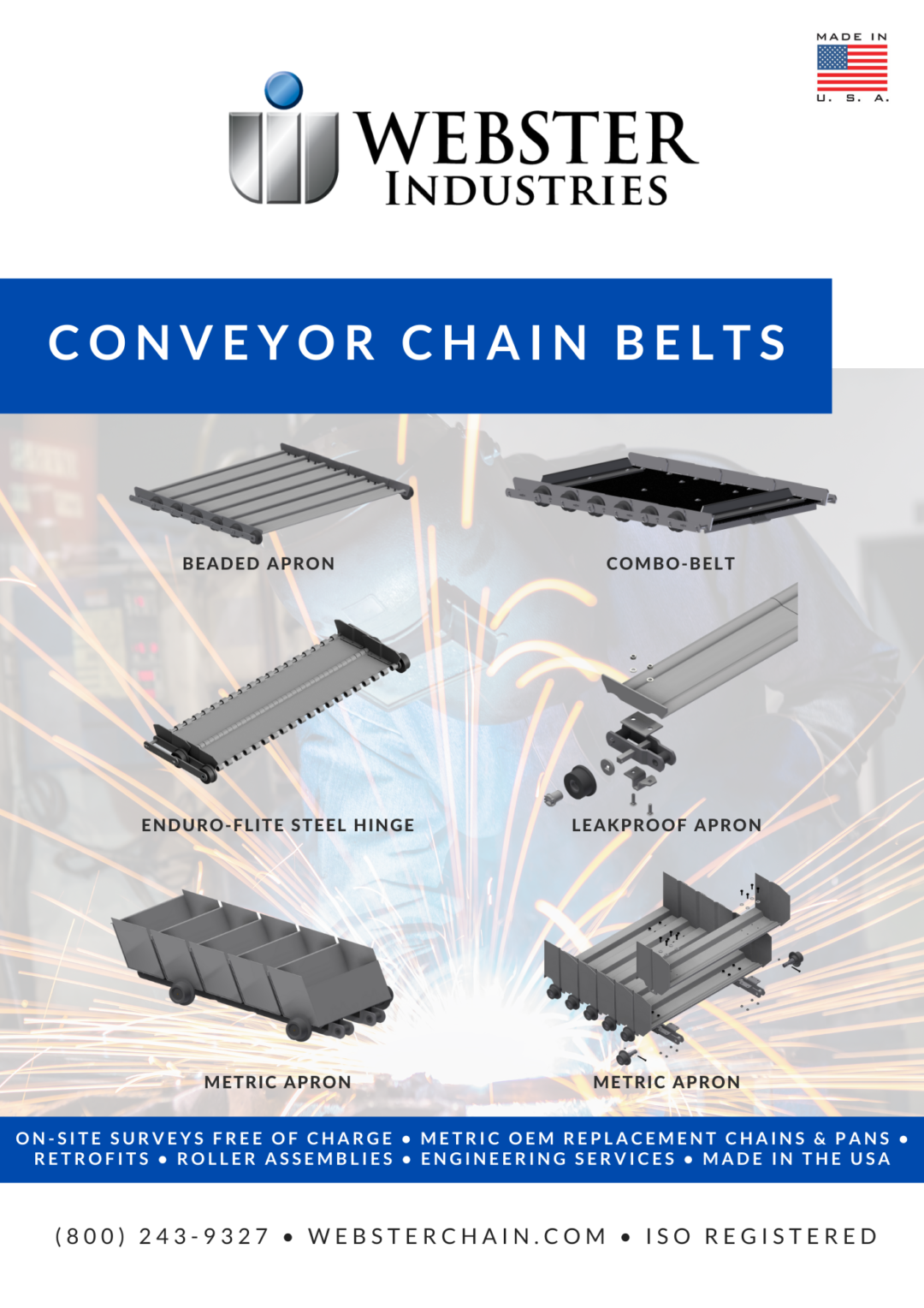 Conveyor Chain Belts - Webster Industries